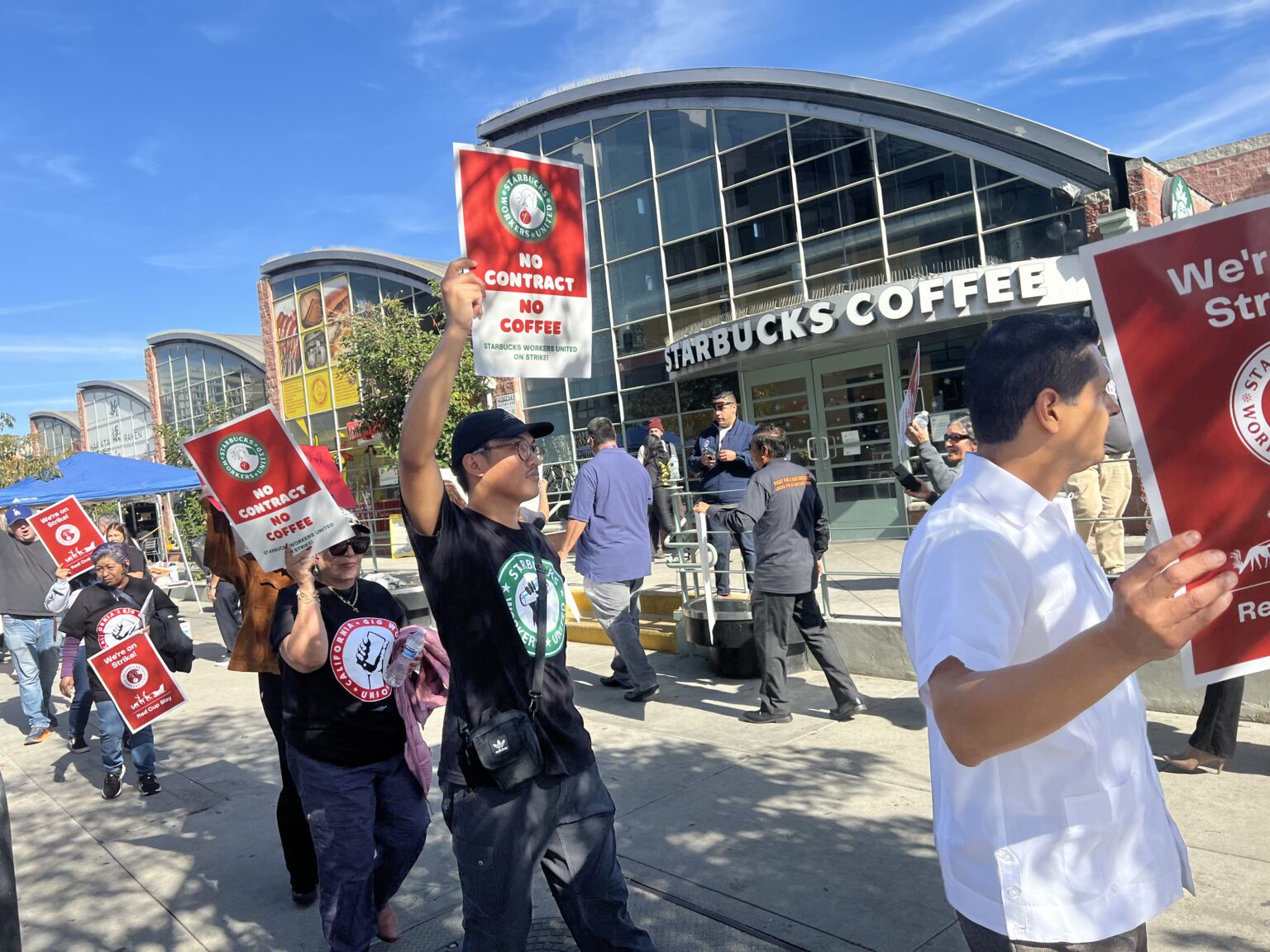 Red Cup Rebellion: Striking Starbucks Workers Shut Down Two Los Angeles ...